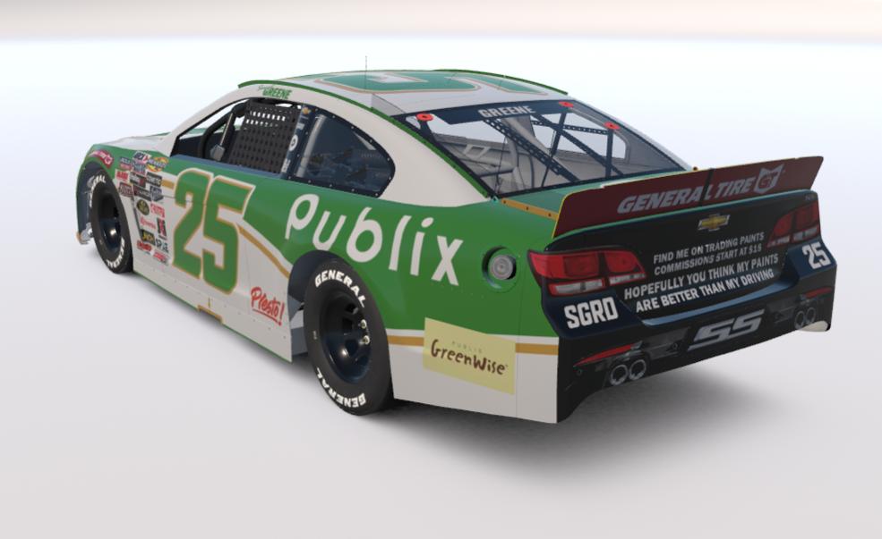 SGRD Publix Throwback ARCA Chevrolet SS (Sim Stamped) by Samuel Greene ...