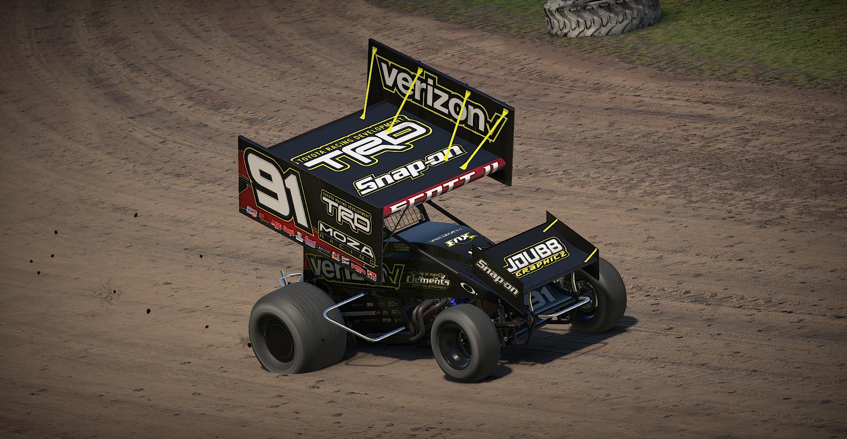 Richard Scott II / 2026 DSC Winged / #91 by Joshua Wright3 - Trading Paints