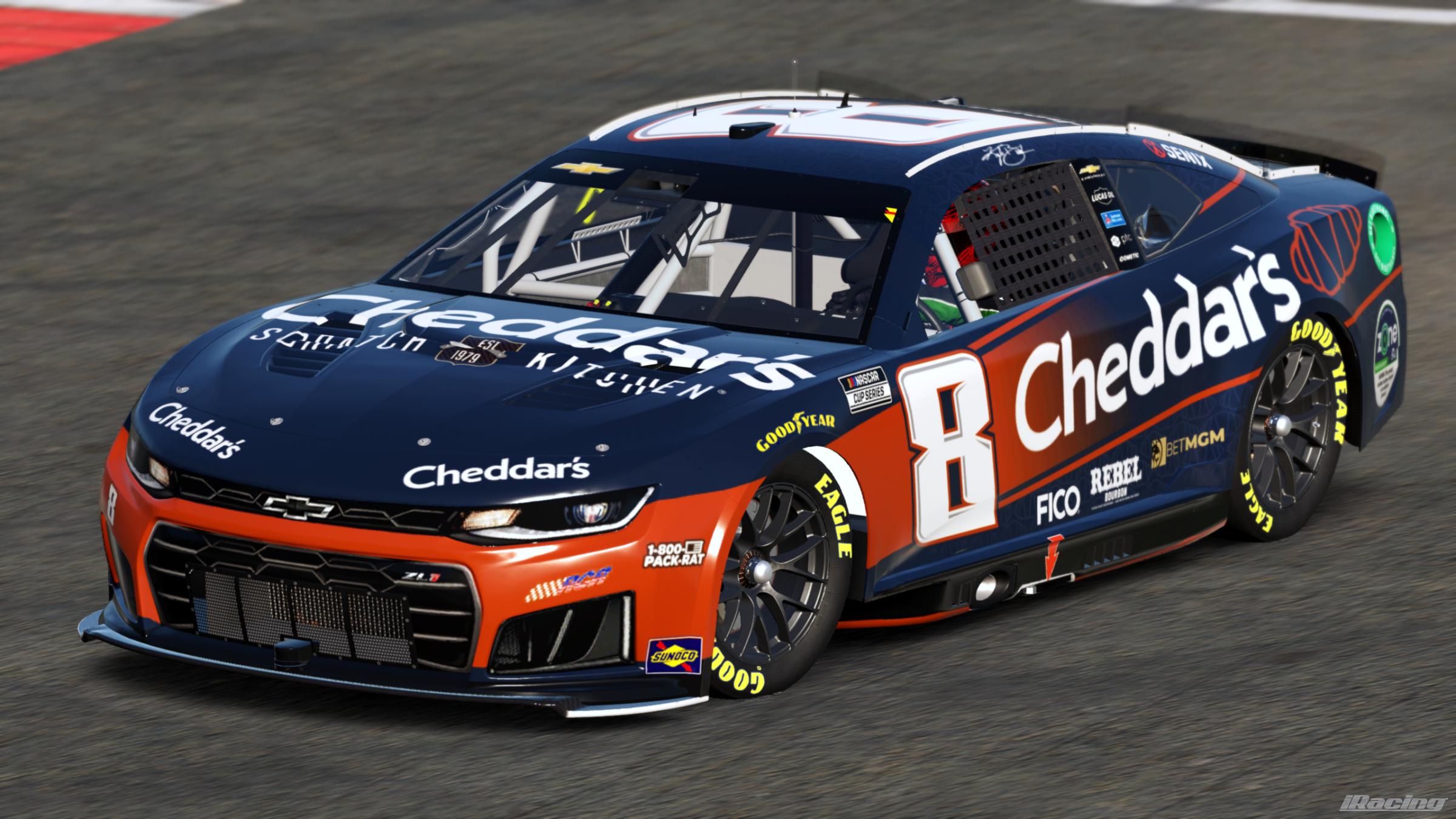 Kyle Busch 2026 Cheddars (Custom #) by Gary P. - Trading Paints