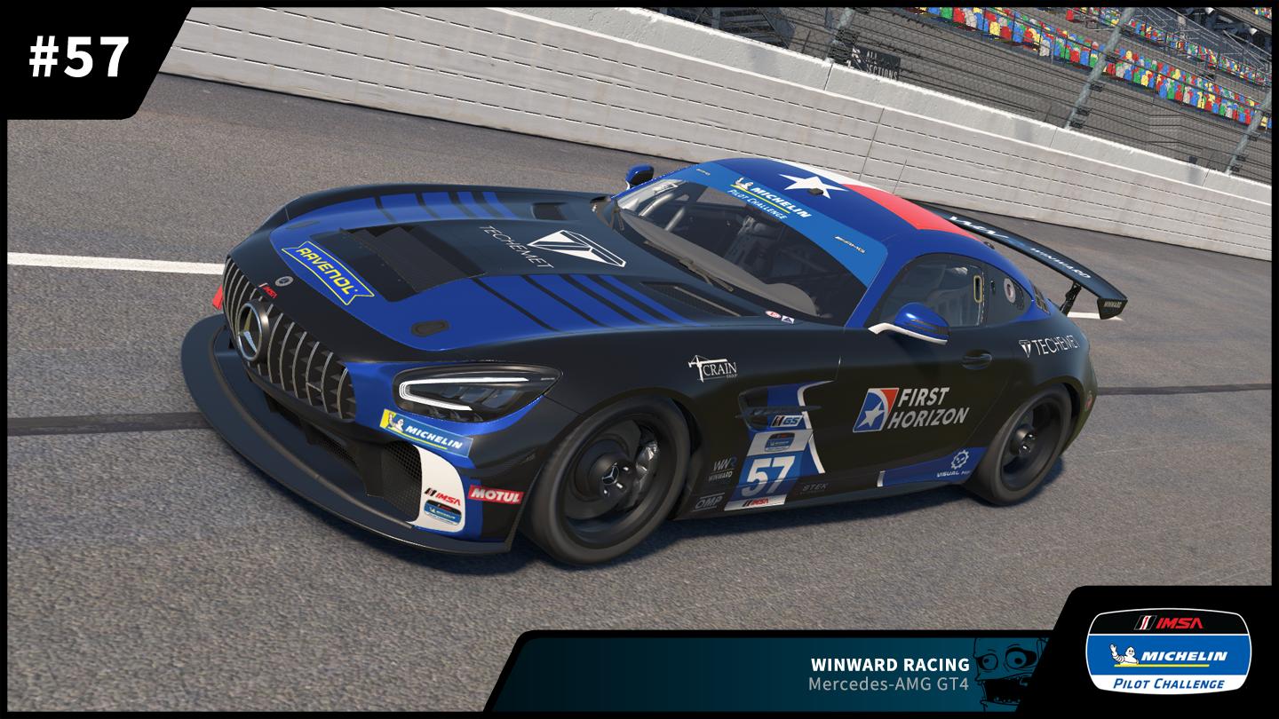 #57 Winward Racing Mercedes AMG GT4 2026 IMSA Michelin Pilot Challenge ...