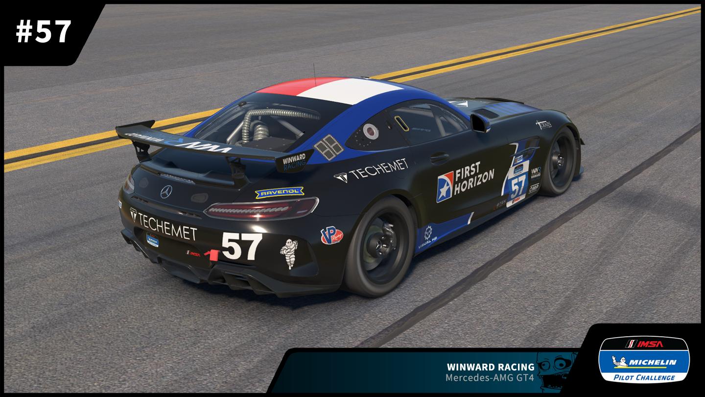 #57 Winward Racing Mercedes AMG GT4 2026 IMSA Michelin Pilot Challenge ...