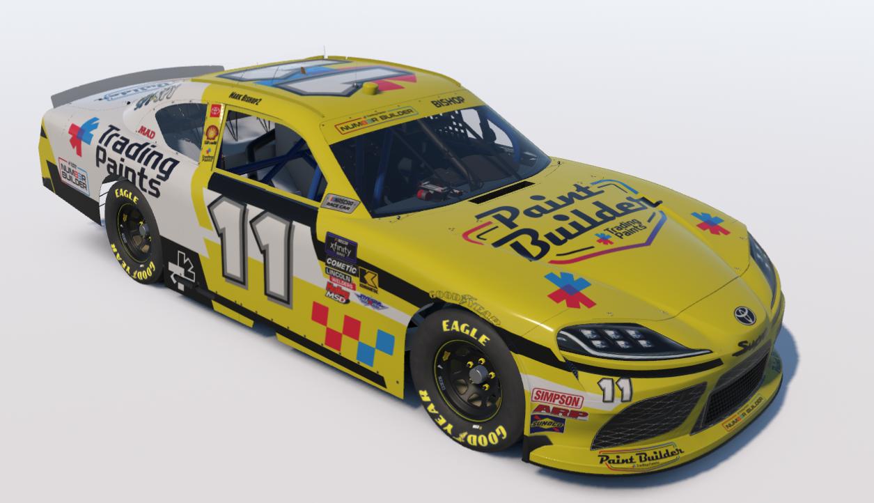 XFINITY Toyota Supra Trading Paints by Mark Bishop2 - Trading Paints