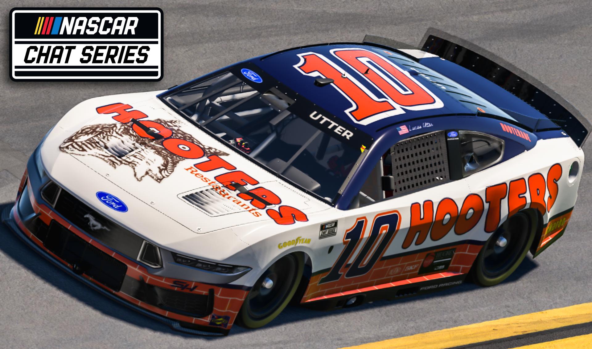 2026 Rick Mast #10 Hooters Throwback Mustang - NCS version by Jordan N ...