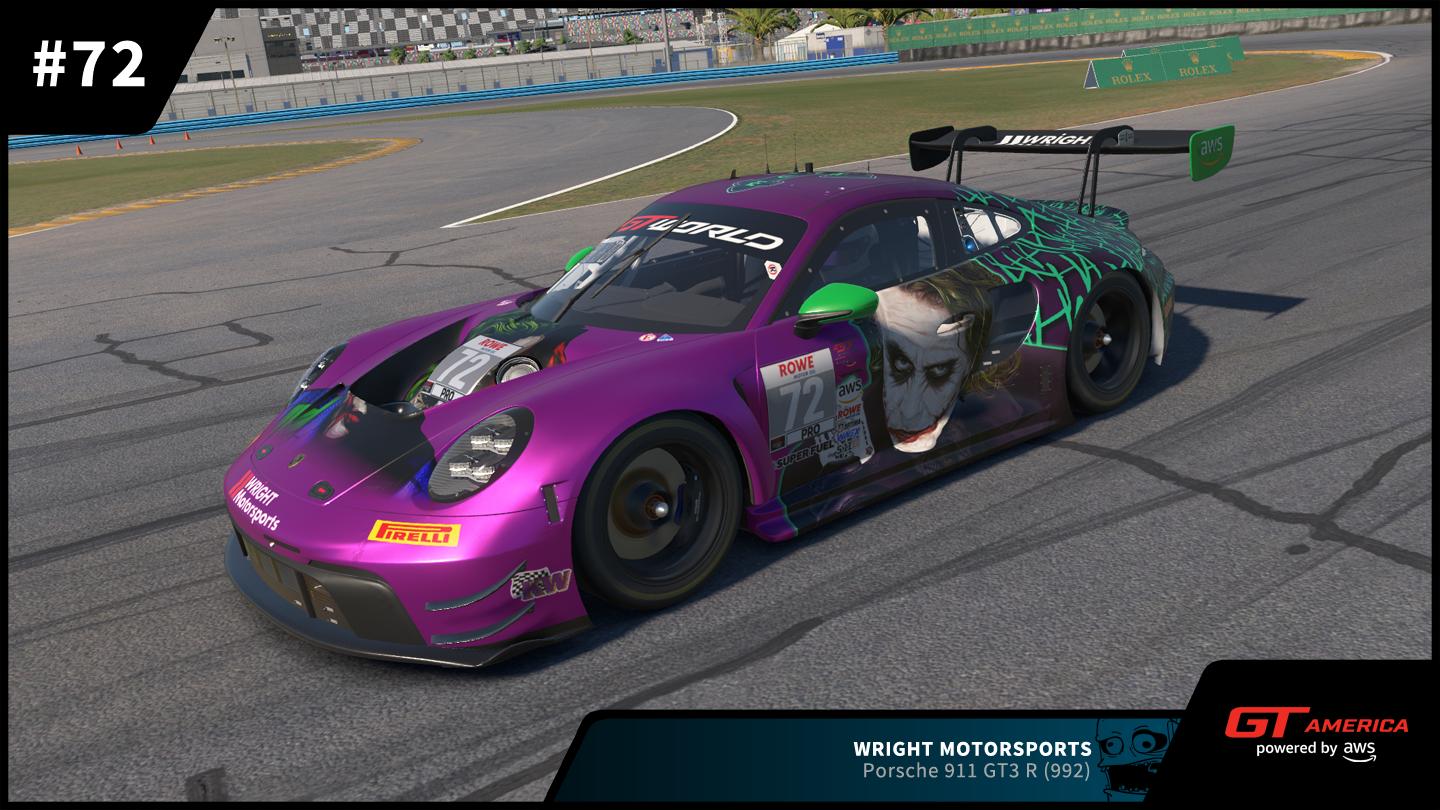 #72 Wright Motorsports Porsche 911 GT3 R (992) 2026 GT America by Zack ...