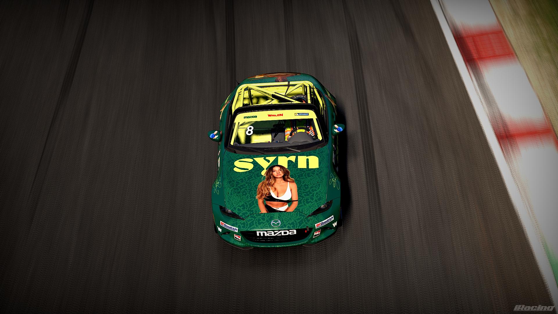 Sydney Sweeney Syrn MX-5 Cup Car by Scotty Reed - Trading Paints