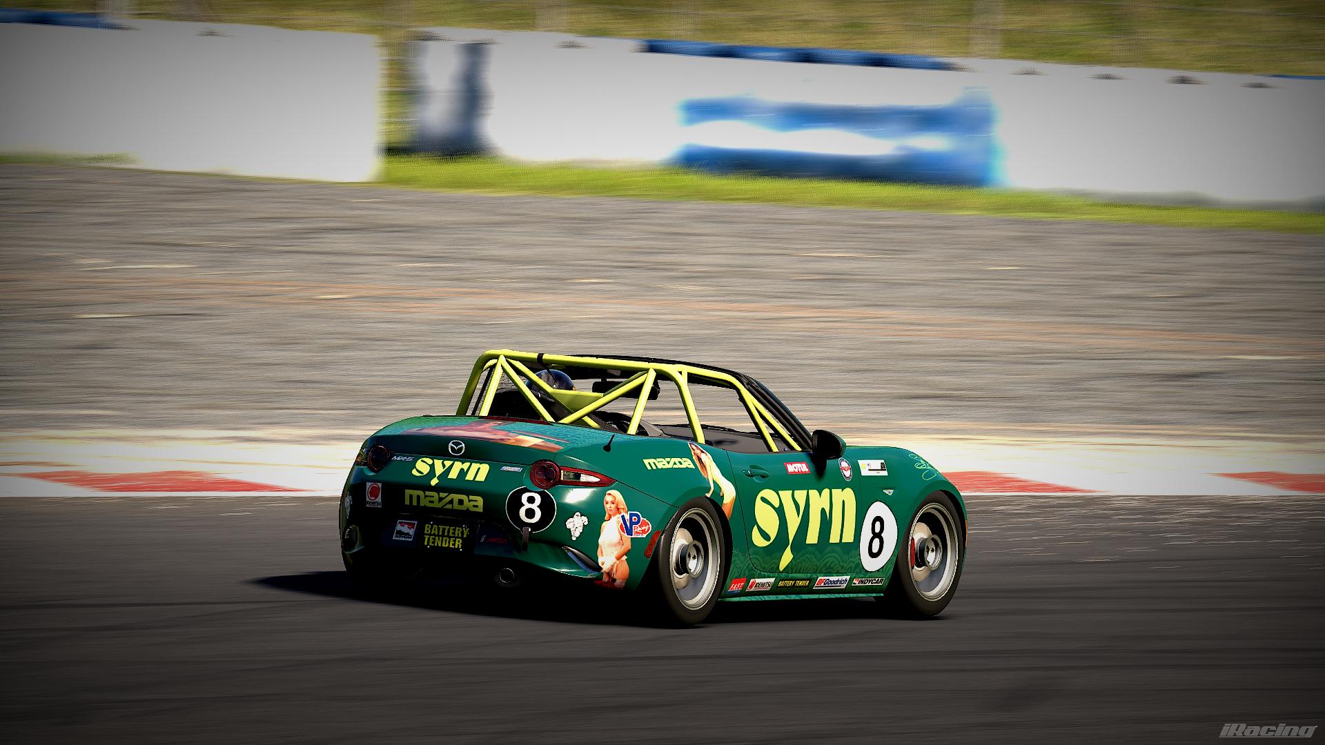 Sydney Sweeney Syrn MX-5 Cup Car by Scotty Reed - Trading Paints