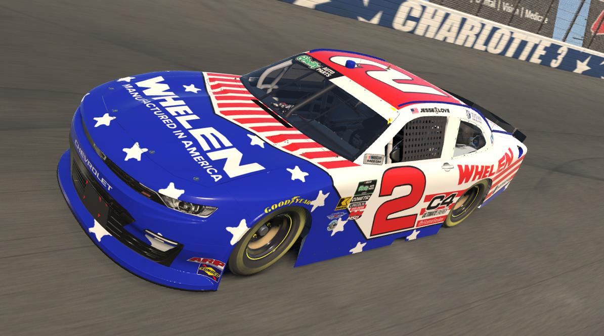 Jesse Love Whelen Patriotic concept by Amy Cothron - Trading Paints