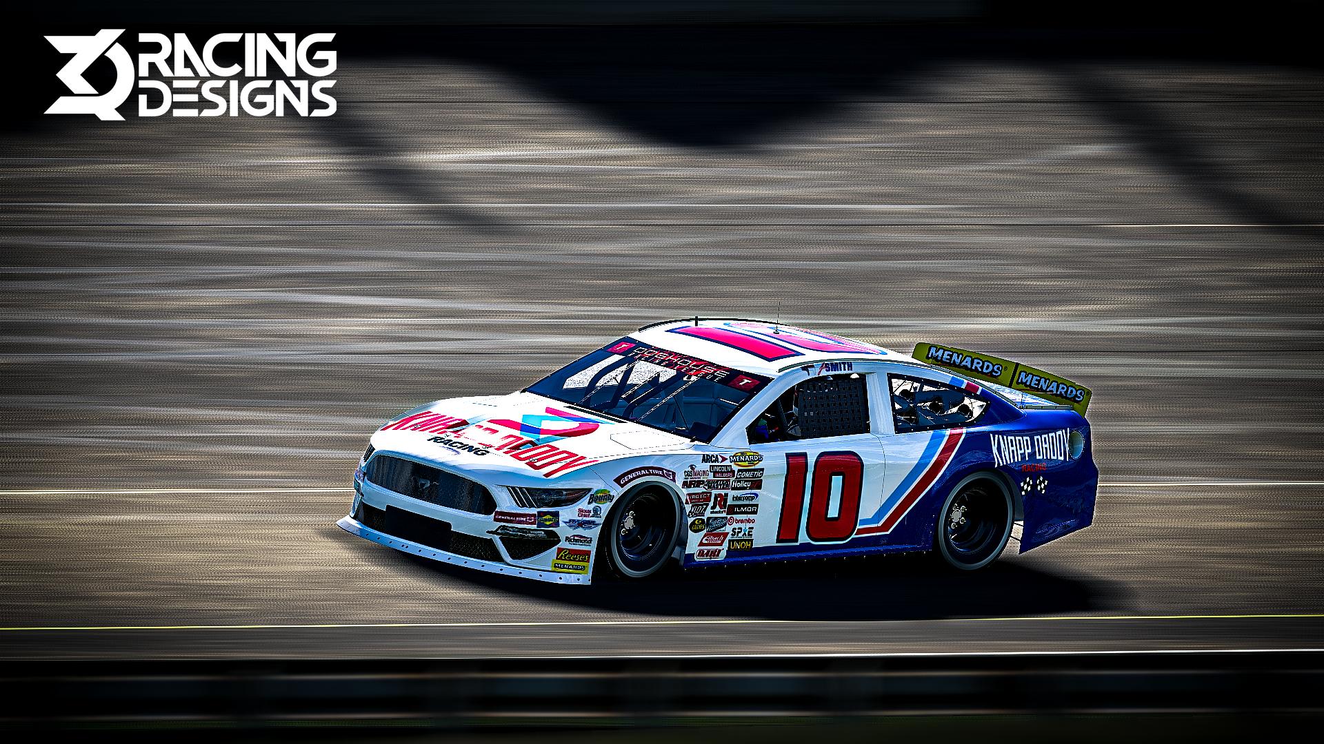 John Smith #10 Knapp Daddy Racing ARCA Mustang - Valvoline Inspired by ...