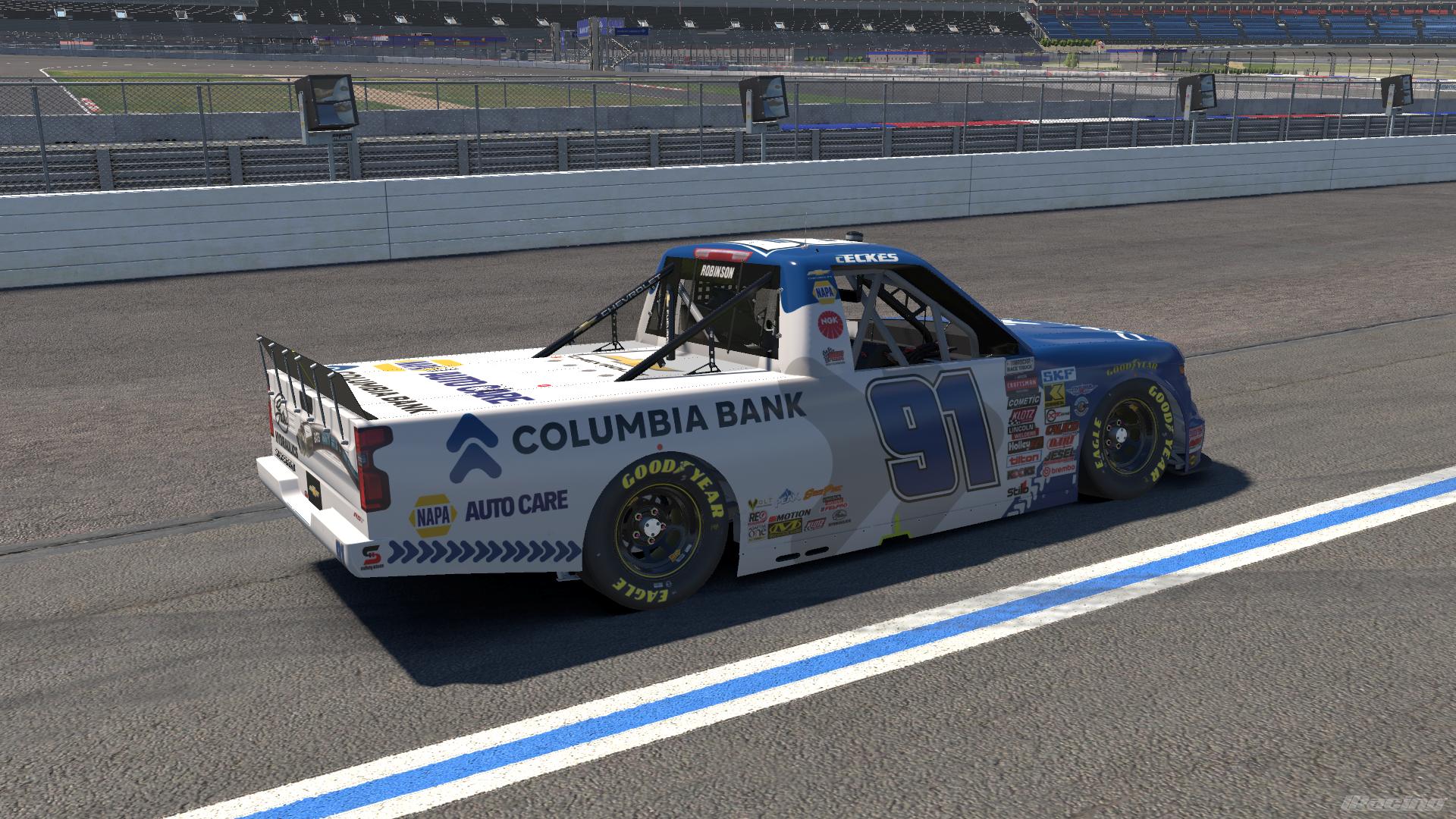 Christian Eckes Columbia Bank 2026 Paint Scheme (Custom Numbers) by ...