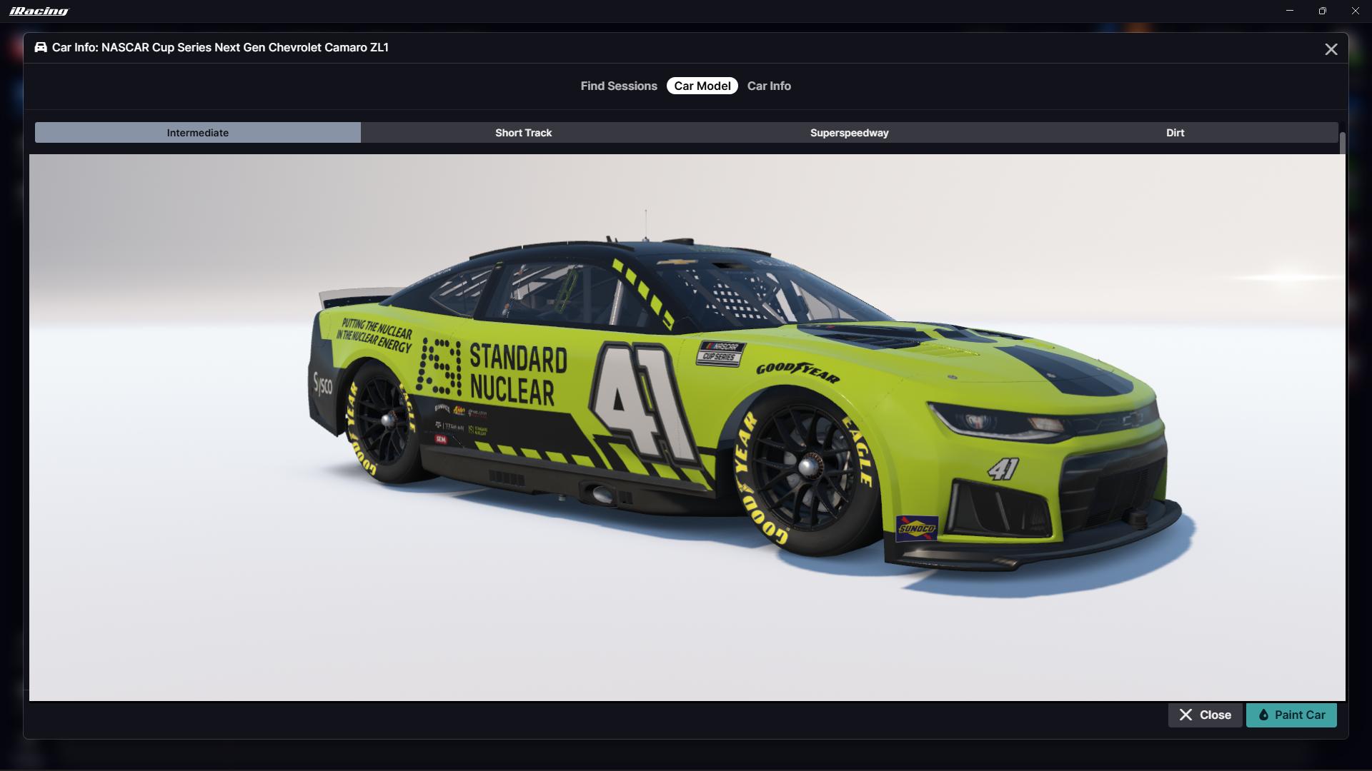 Cole Custer Standard Nuclear 2026 Concept by Ryan Hollar - Trading Paints