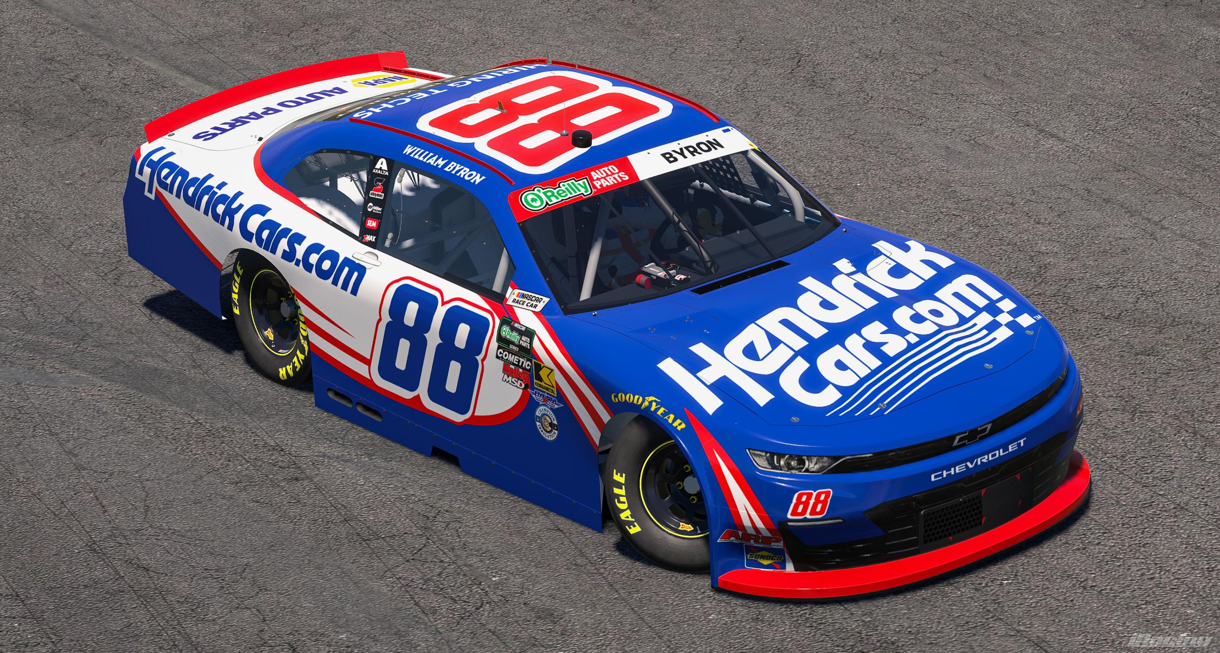 2026 William Byron Hendrick Cars.com Chevrolet (No #s) by Ryan A ...