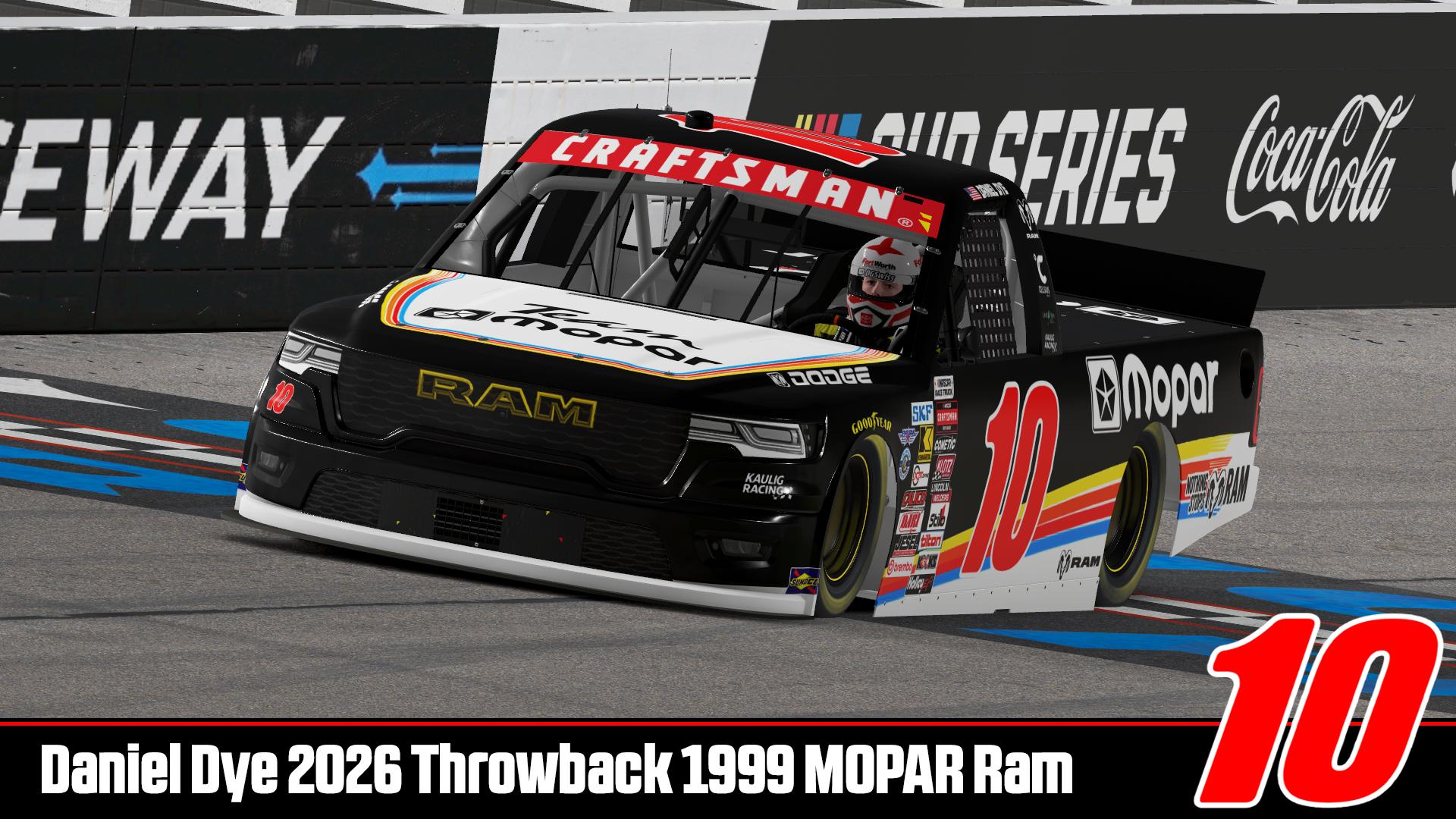 Daniel Dye 2026 Throwback 1999 MOPAR Ram (No Number) by DG Swiss ...