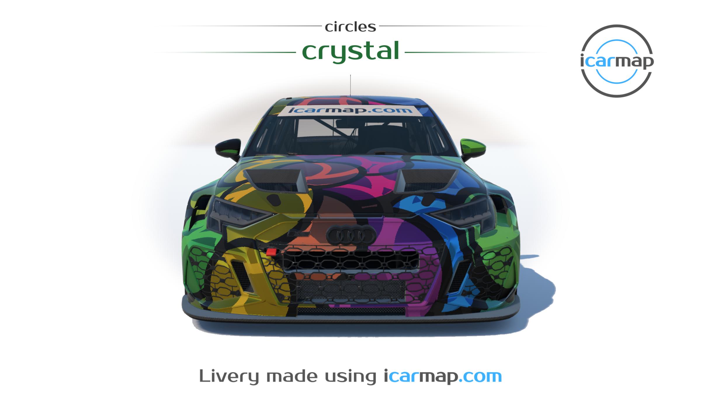 Circles - Crystal (Audi RS3 LMS Gen2 TCR) by Will M. - Trading Paints