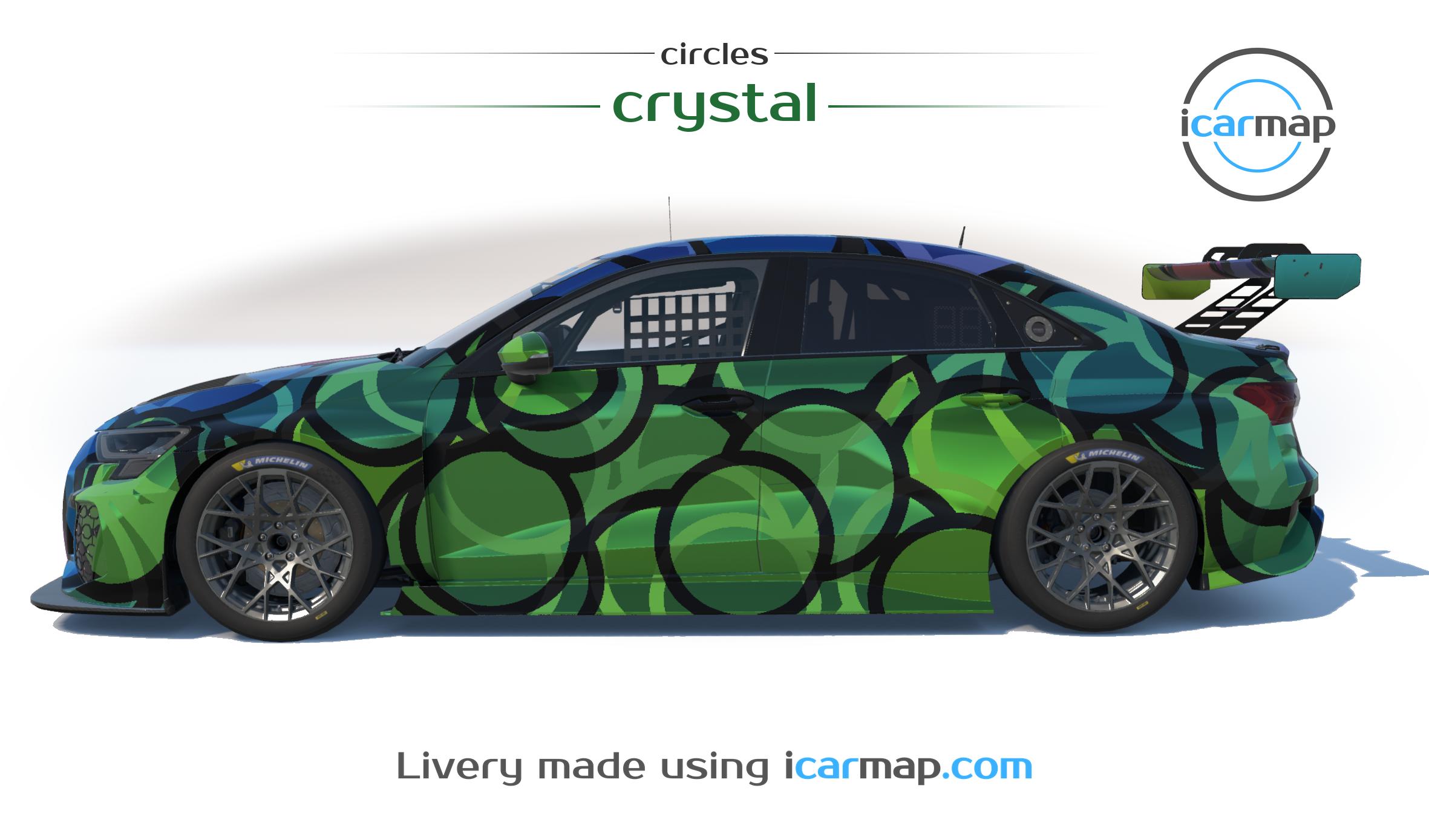 Circles - Crystal (Audi RS3 LMS Gen2 TCR) by Will M. - Trading Paints