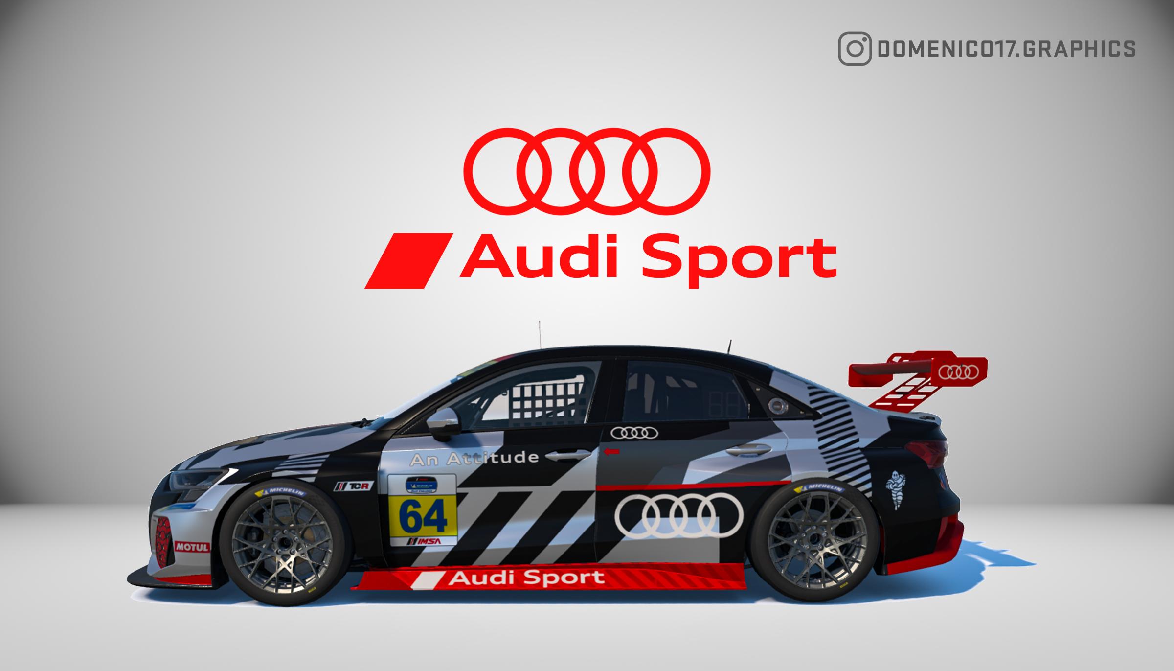 Audi RS3 TCR F1 Concept Replica by Domenico Acampora - Trading Paints