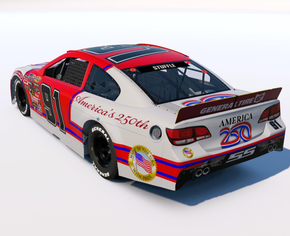 USA 250th ARCA Chevy by Jared S. - Trading Paints