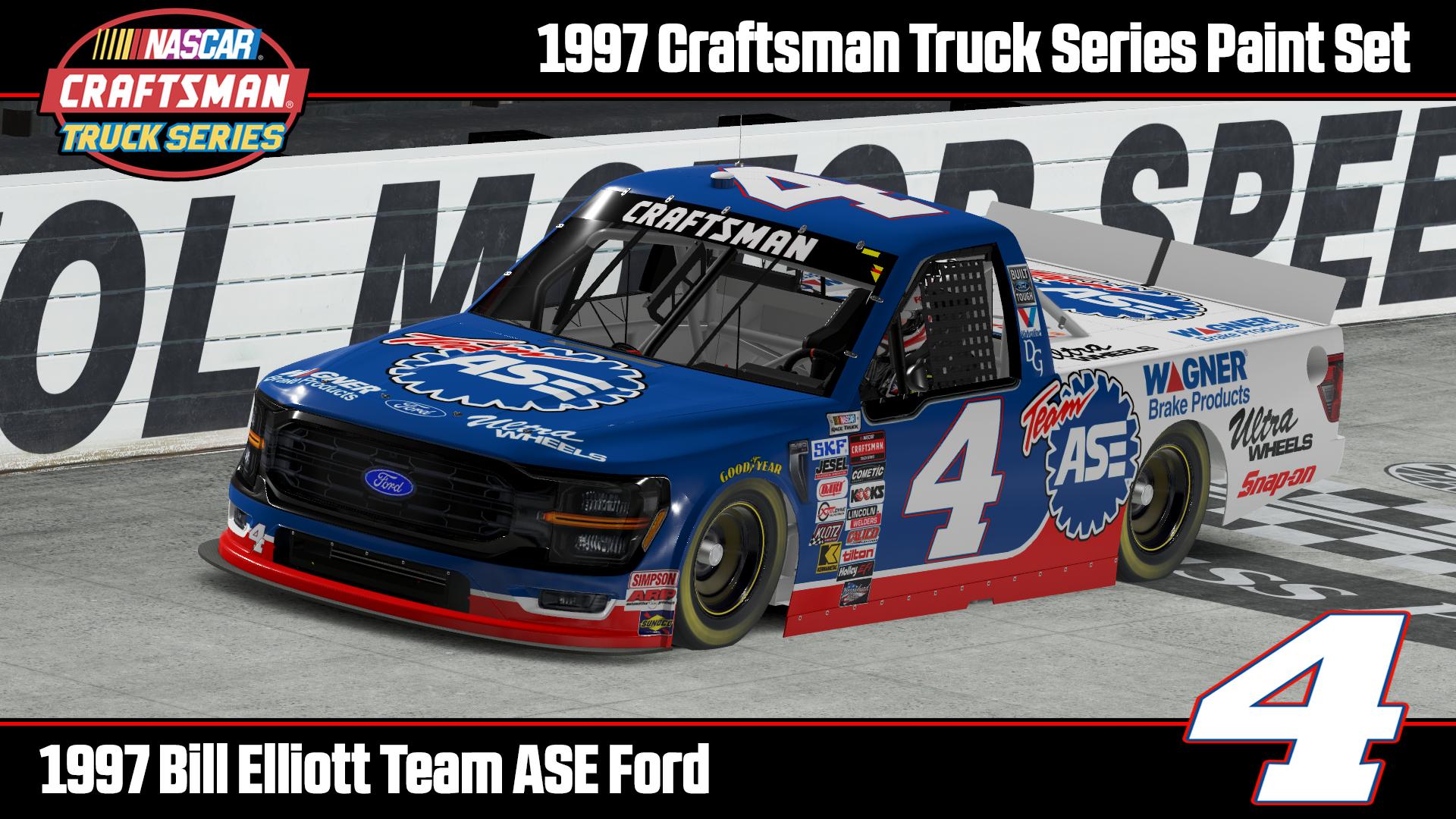 1997 Bill Elliott Team ASE Ultra Motorsports Ford (No #) by DG Swiss ...