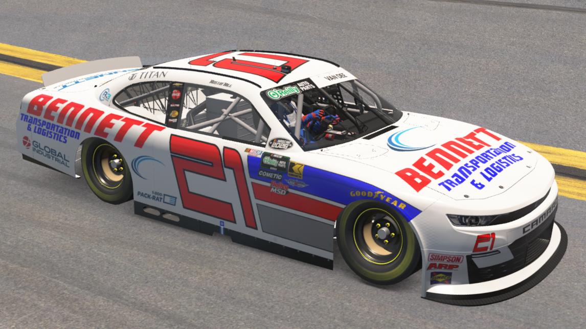 Austin Hill #21 2026 Bennett Transportation Fantasy Throwback by Errett ...