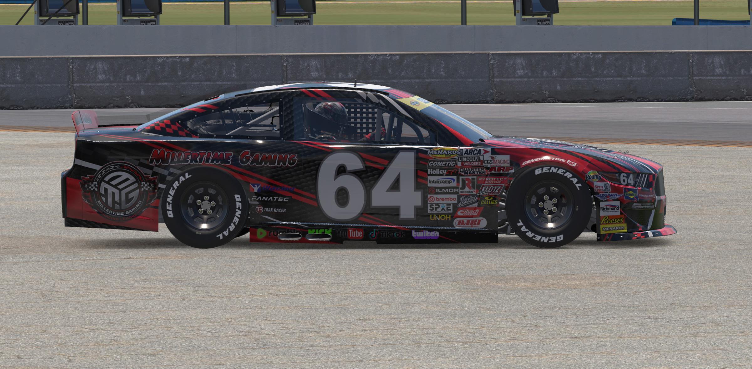 Millertime ARCA Ford Mustang by Dennis D Miller - Trading Paints