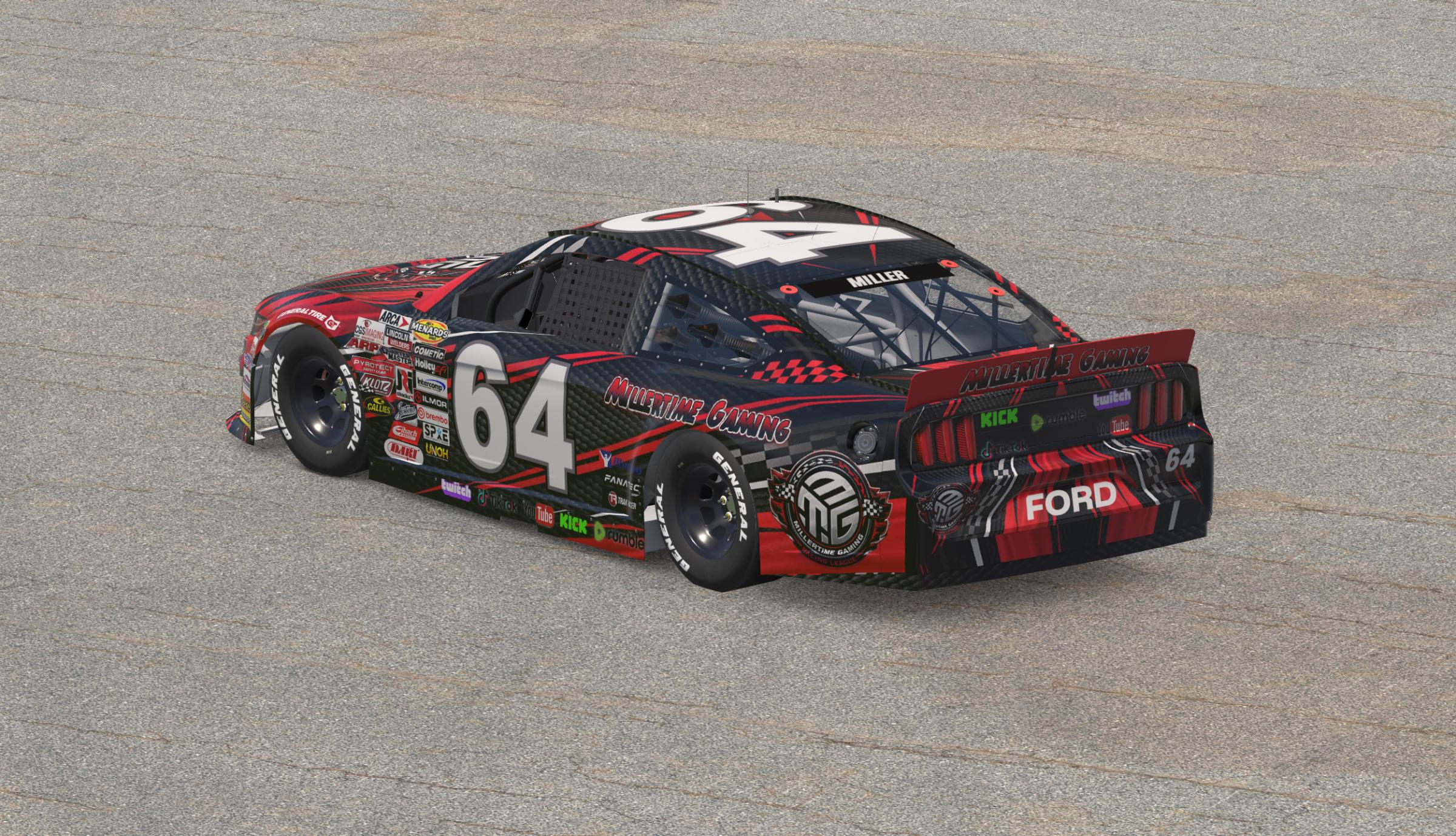 Millertime ARCA Ford Mustang by Dennis D Miller - Trading Paints