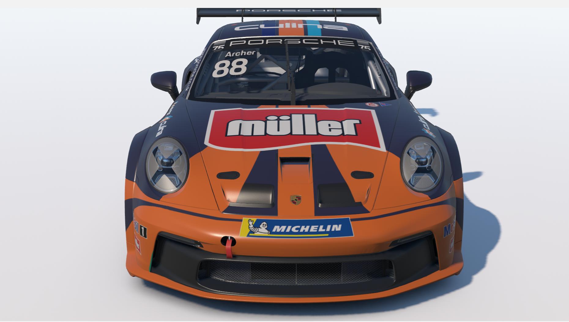 Team Parker Racing Car #88 - Olli Meadows - 2026 Porsche Carrera Cup GB ...