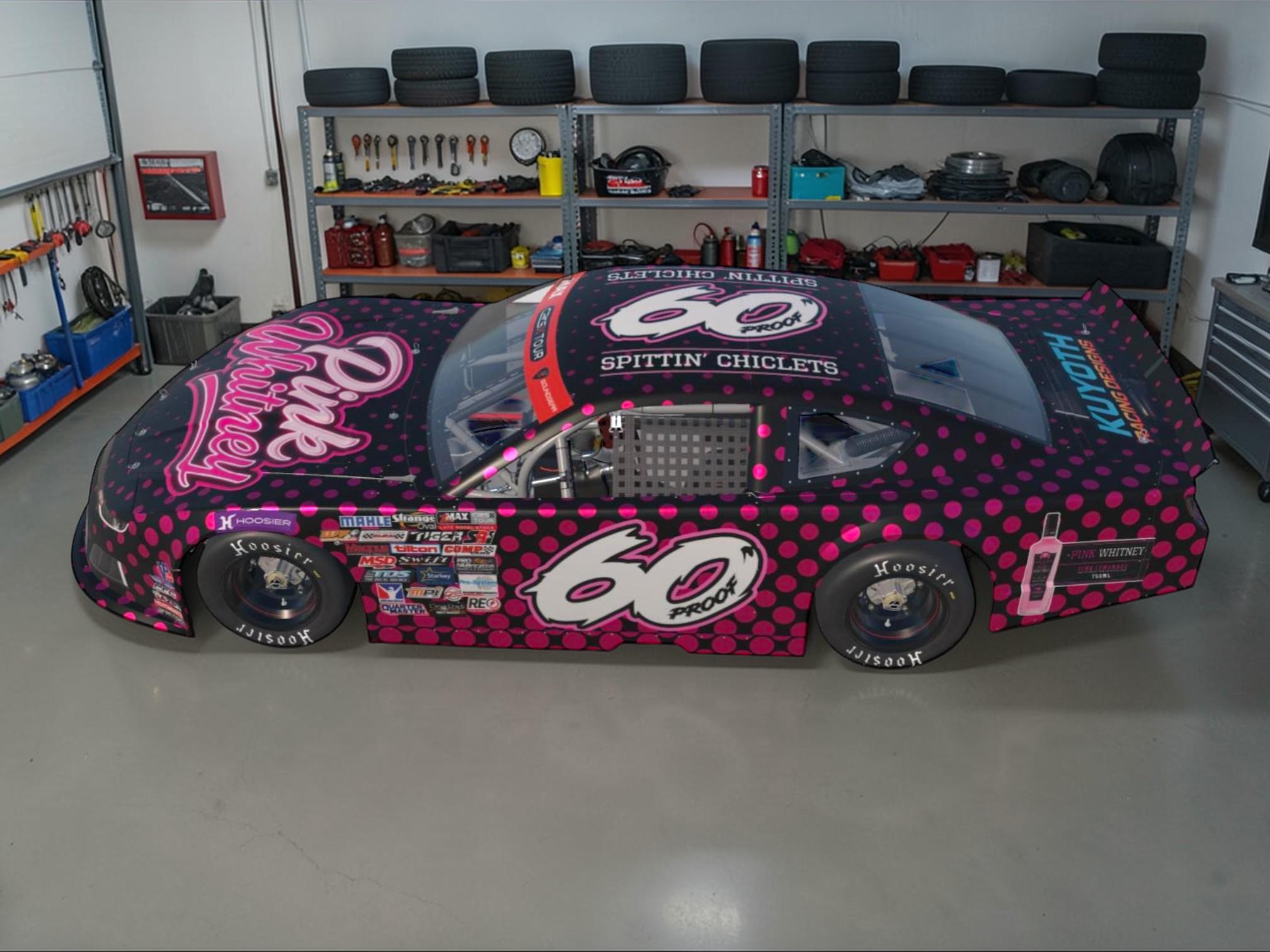 Spittin Chiclets/ Pink Whitney #60 (Proof) by Billy Kuyoth - Trading Paints