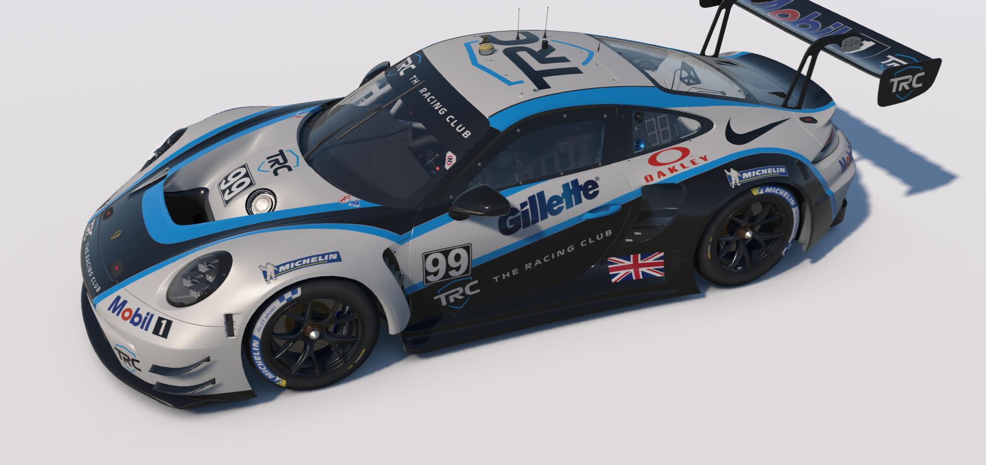 Porsche 992 GT3 R custom livery for The Racing Club by Keith Archer ...