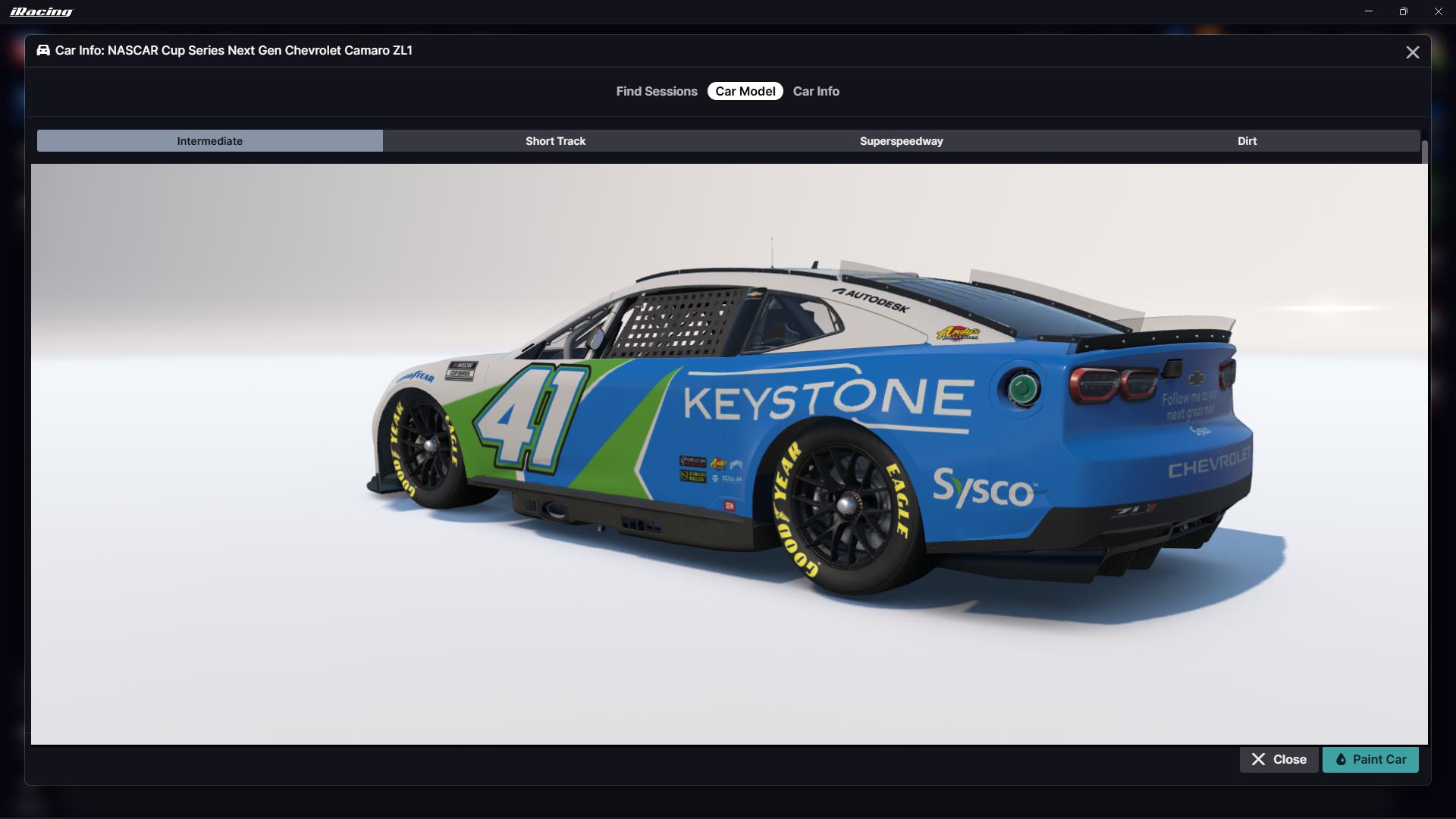 Cole Custer Sysco Keystone 2026 Concept by Ryan Hollar - Trading Paints