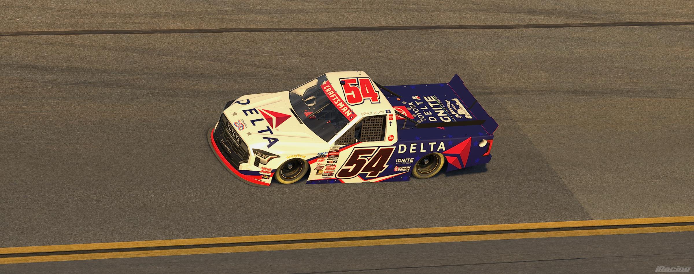 Delta Patriotic 54 Toyota Tundra Phil Tuscano by Jackson Connell ...