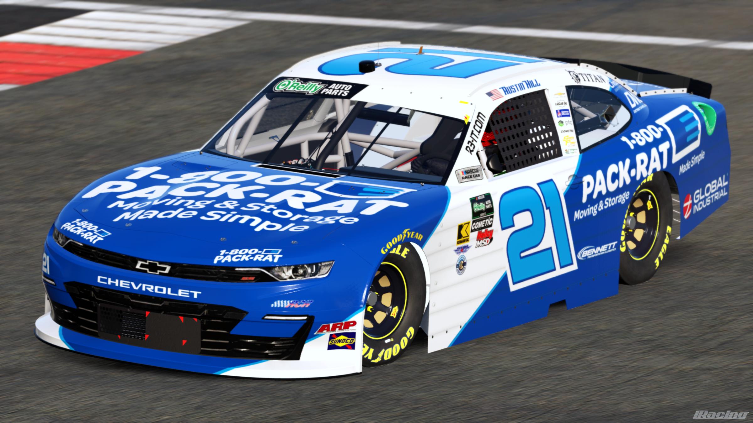 Austin Hill 2026 1-800-Pack-Rat (Custom #) by Gary P. - Trading Paints