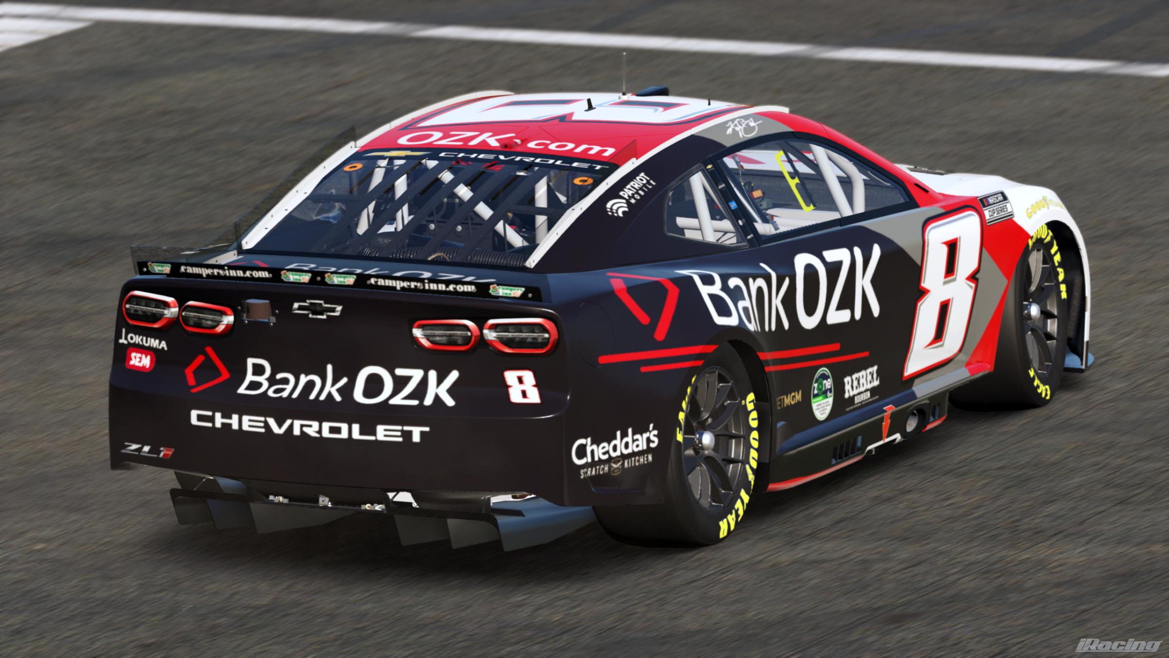 Kyle Busch 2026 Bank OZK (Custom #) by Gary P. - Trading Paints