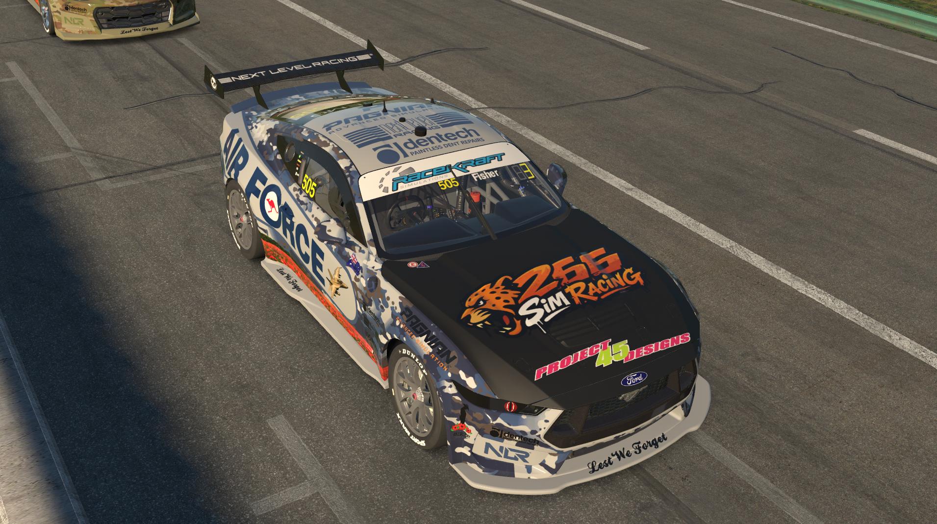 V8 Vets ANZAC (AIR FORCE) Livery Damon Fisher (266 SIM RACING) by Brad ...