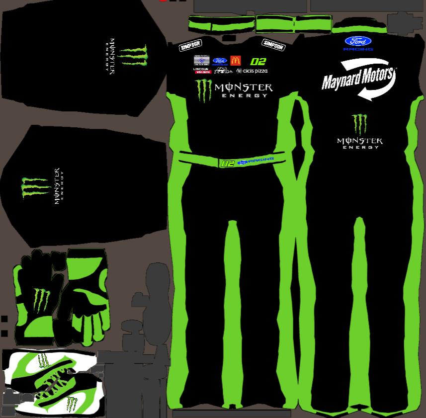 Monster Energy - Maynard Motors Pit Uniforms - 2026 by Nicholas ...