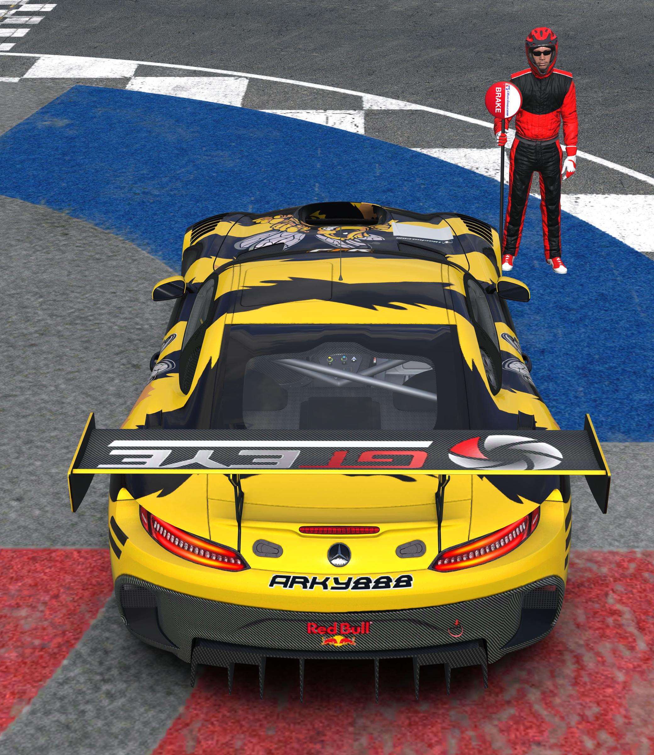 Angry Hornet AMG GT3 by JP C. - Trading Paints