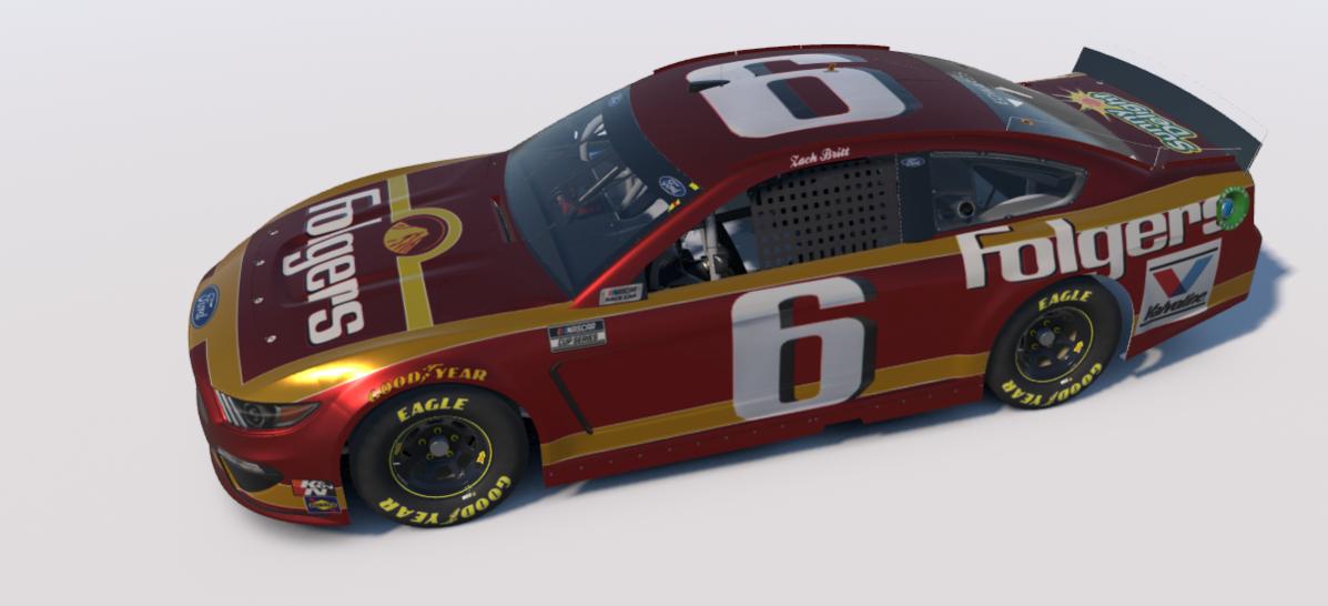 Zack Britts #6 Folgers scheme for STS Racing League by Lucas Edwards6 ...