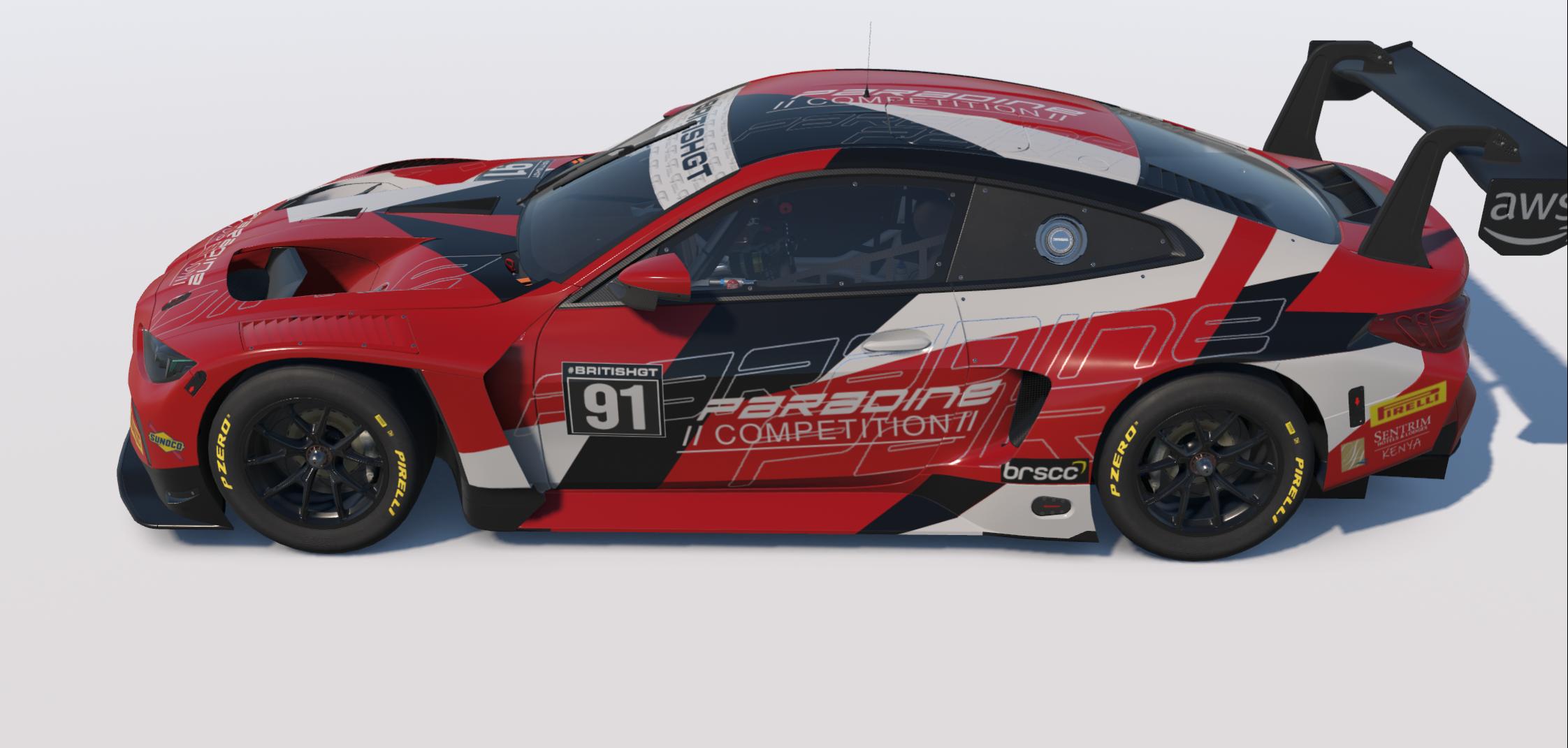 Paradine Competition Car #91 Silverstone 500 2026 British GT - Darren ...
