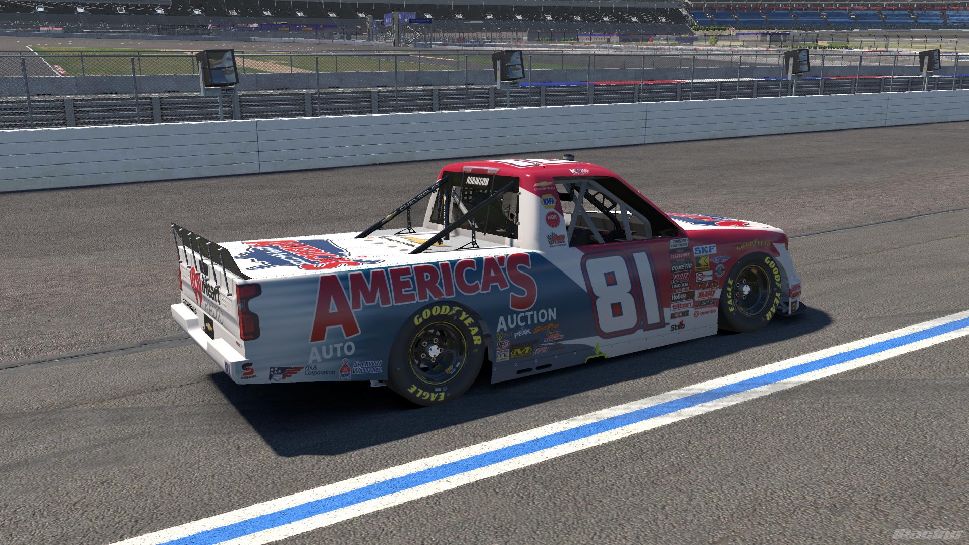 Kris Wright Americas Auto Auction 2026 Paint Scheme (Custom Numbers) by ...