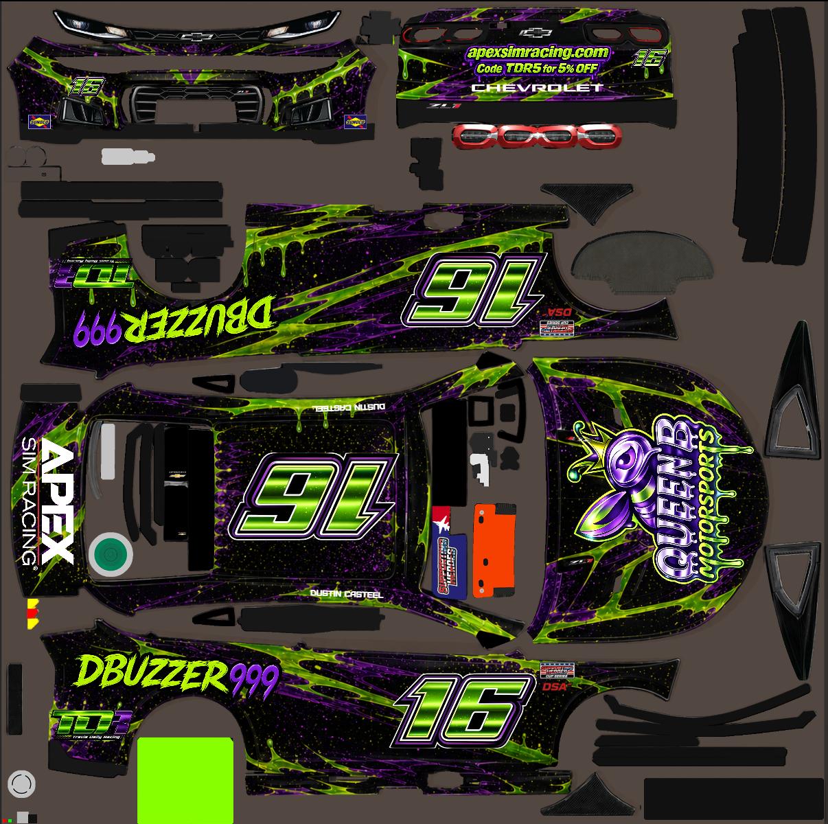 Dustin Casteel - 16 by Travis Dally - Trading Paints