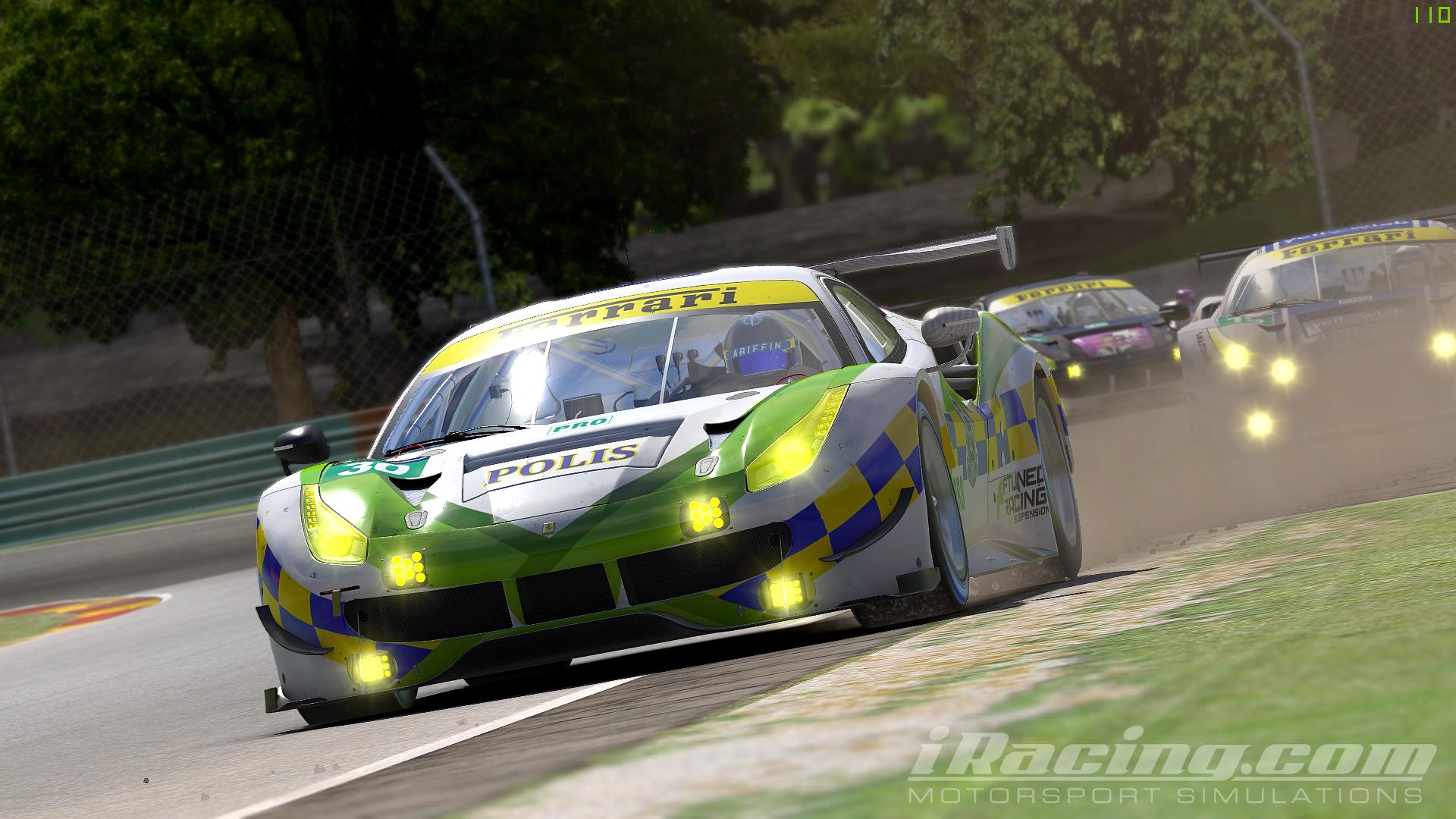 Ferrari 488 GTE Malaysia Police by Syaiful Ariffin - Trading Paints