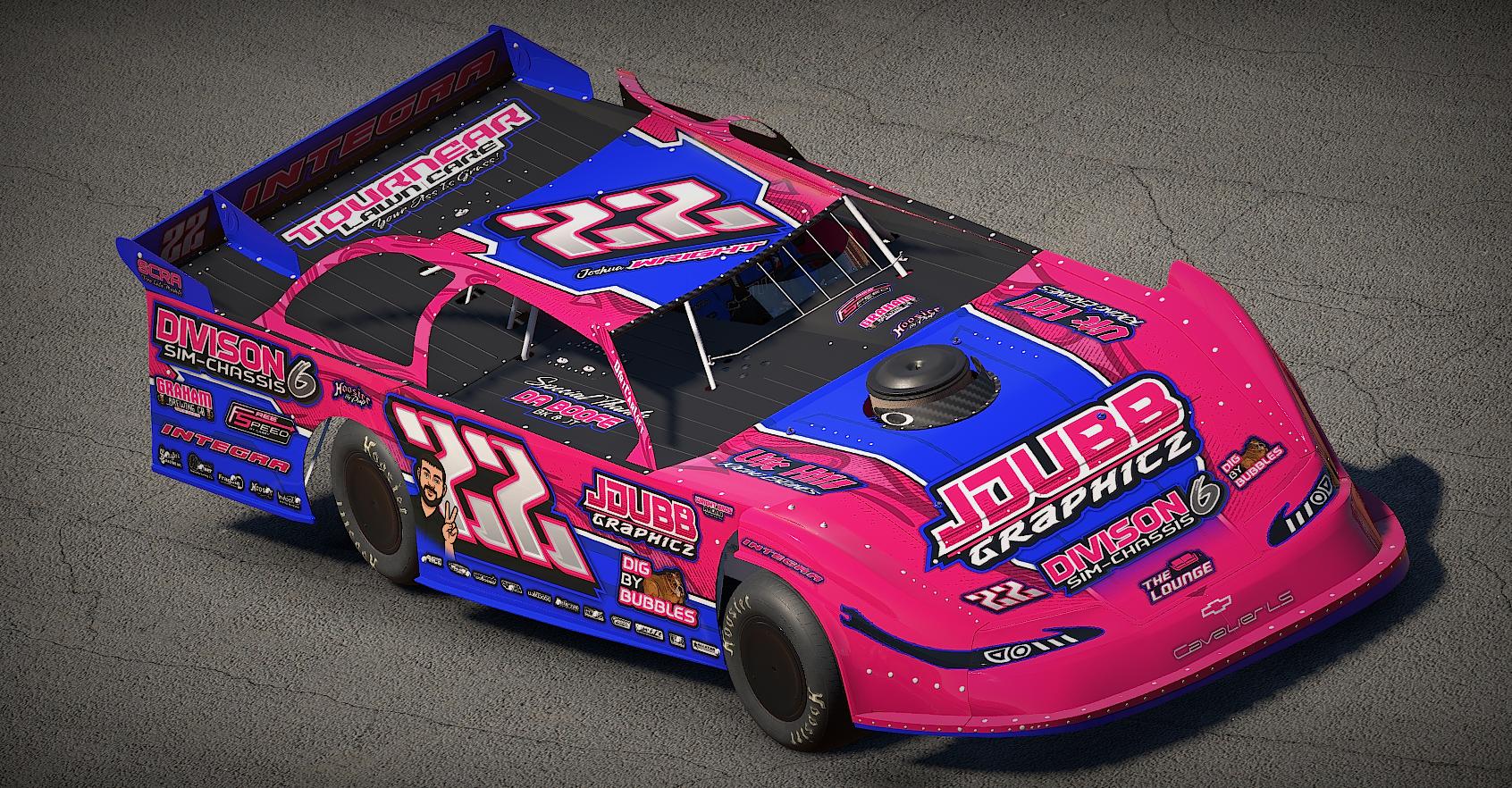 Joshua Wright / "Pink Reaper DLM / #22 by Joshua Wright3 - Trading Paints