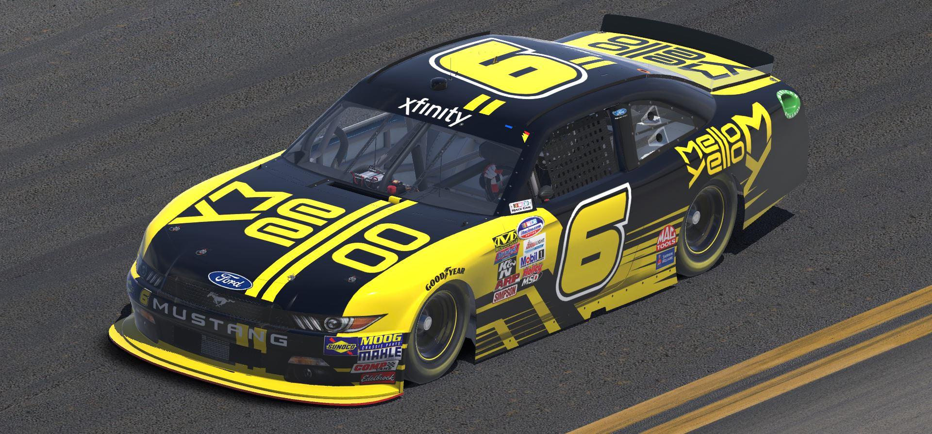 Bubba Wallace Mellow Yellow by Jeremy Stanley - Trading Paints