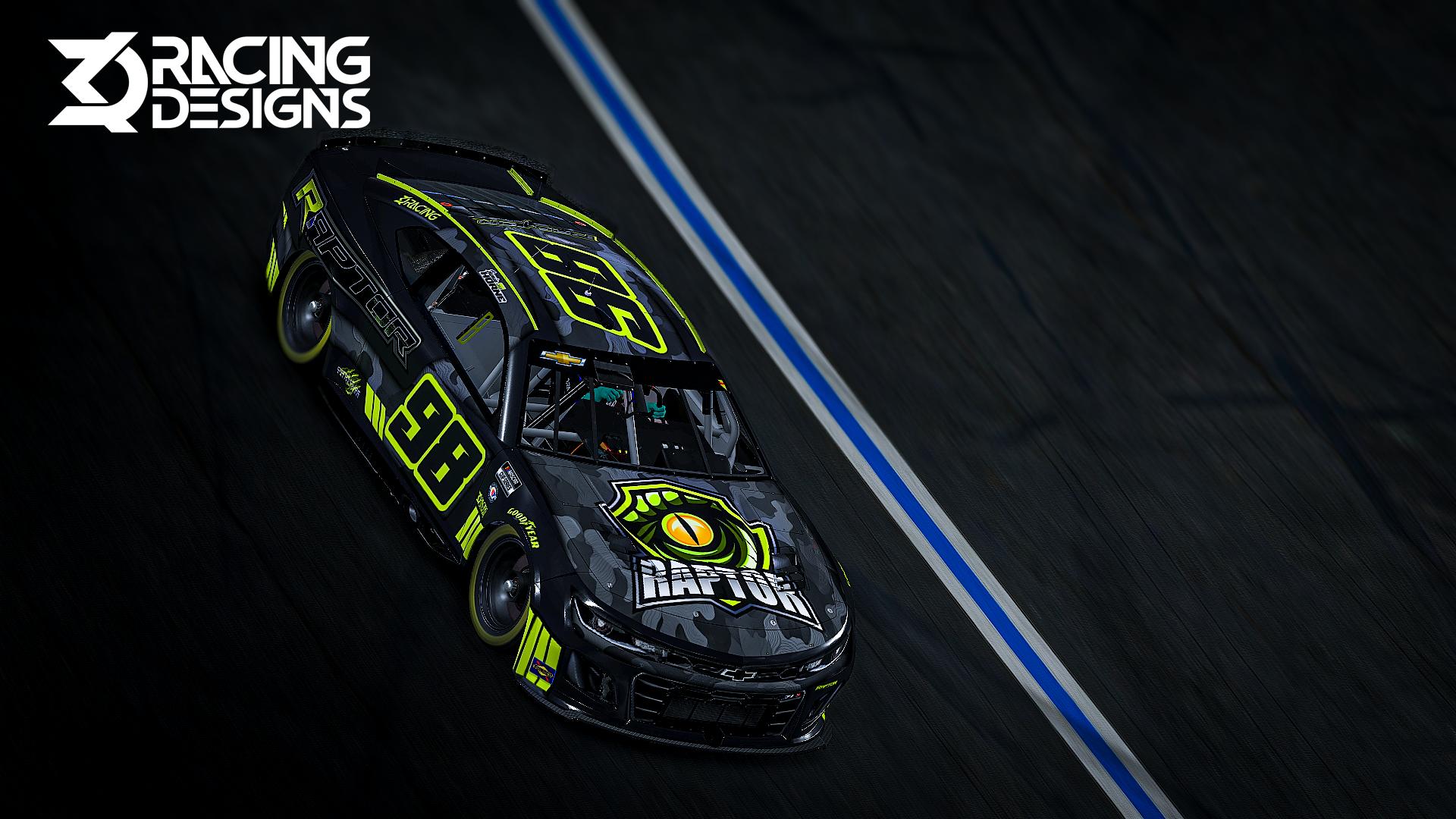 Jamie Horne #98 Raptor NextGen Camaro Chevrolet Camaro - Blackout ...
