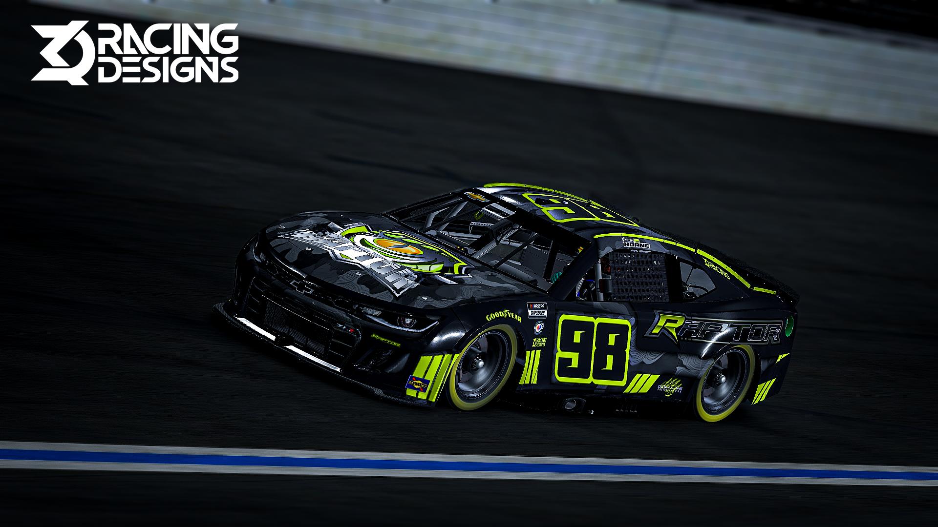 Jamie Horne #98 Raptor NextGen Camaro Chevrolet Camaro - Blackout ...