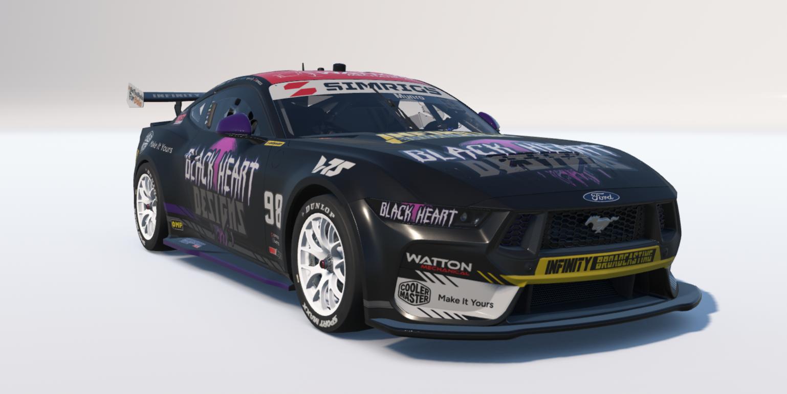 #98 Infinity Motorsport Black Heart Designs Gen 3 Mustang by Hamish ...