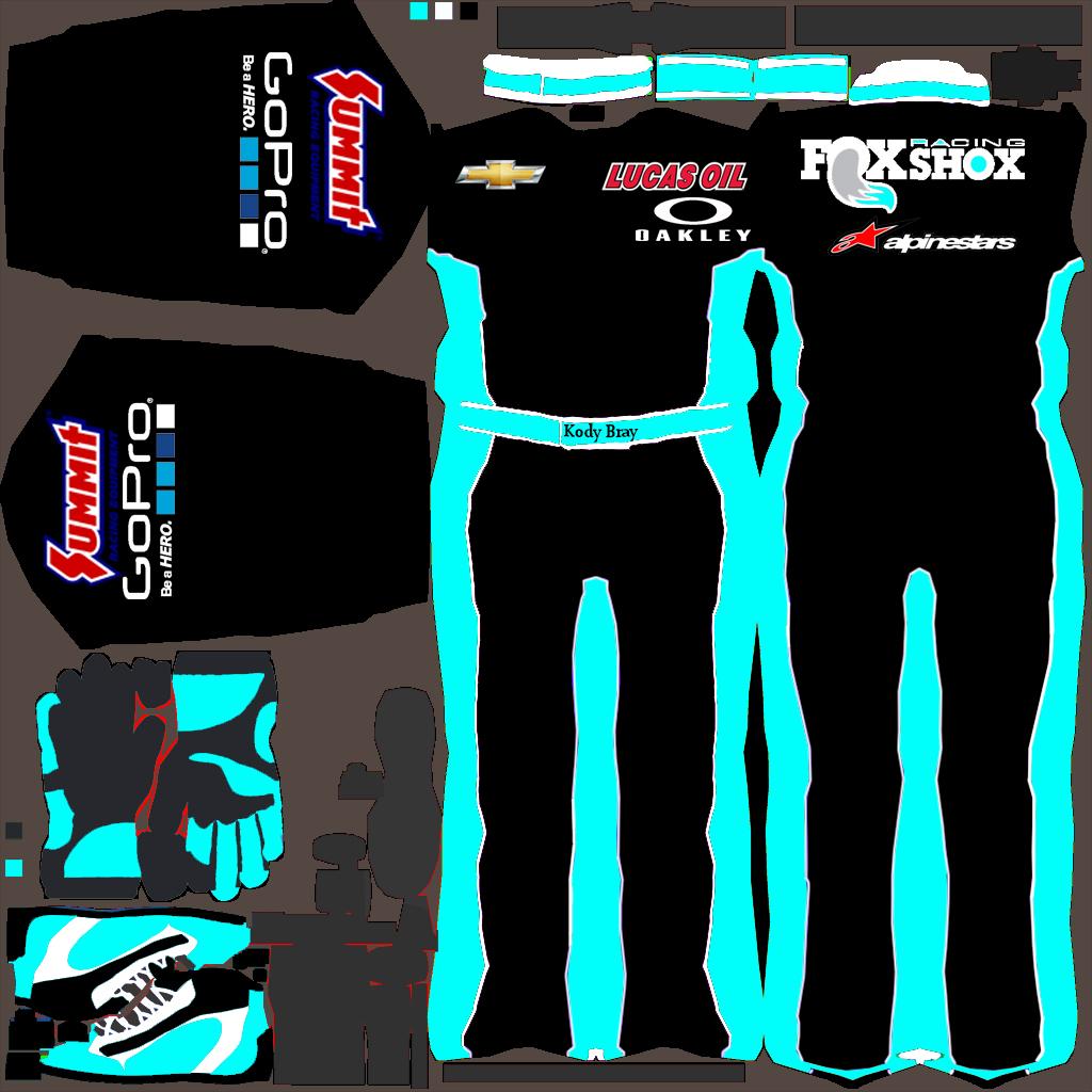 Driver Suit by Kody Bray - Trading Paints
