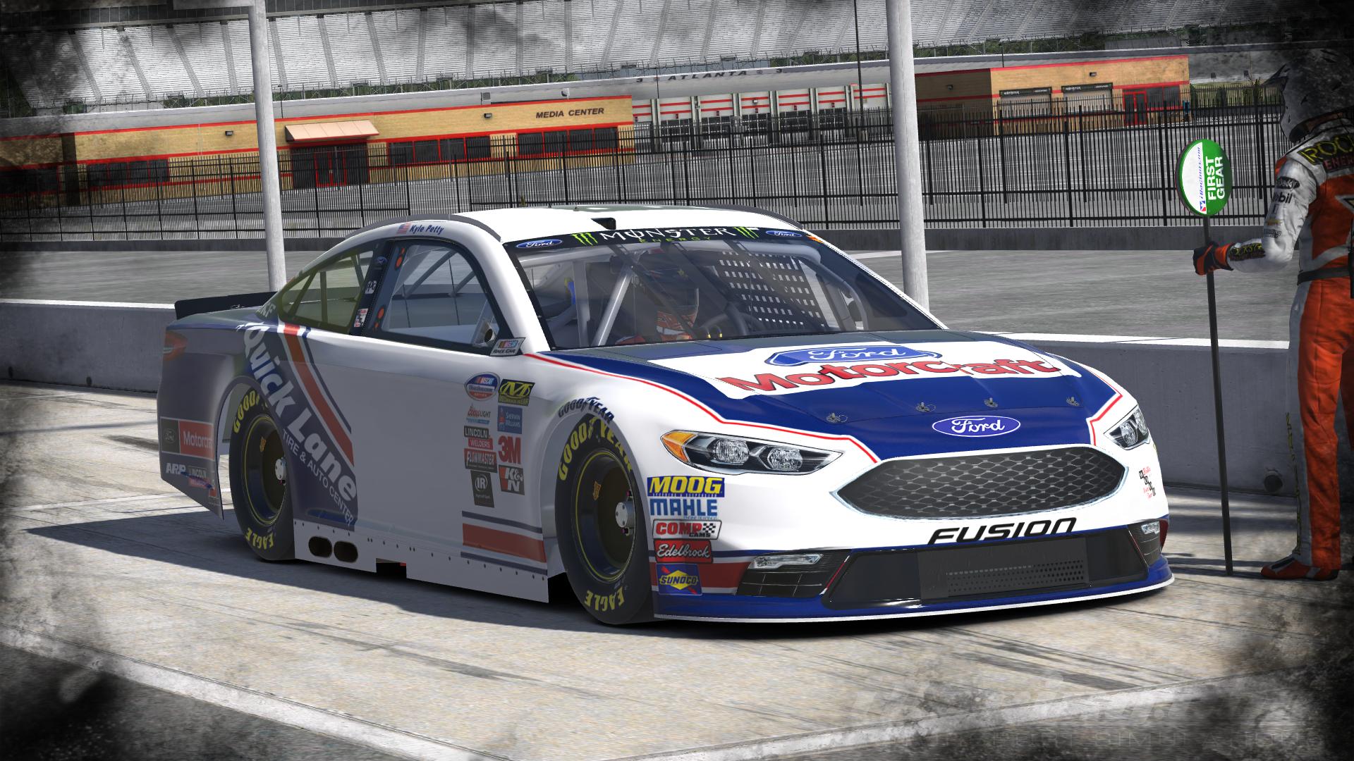 CUP #21 Ryan Blaney Motorcraft QuickLane Throwback 2017 by Udo Washeim ...