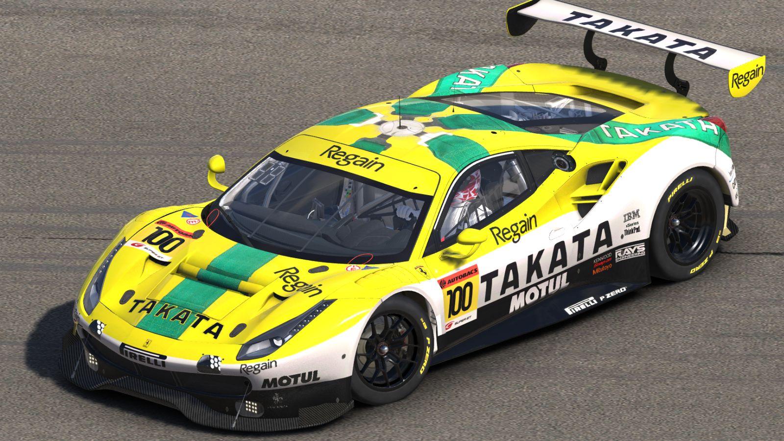 Vintage JGTC 2003 Takata Dome racing Ferrari 488 GT3 by Stephane Parent ...