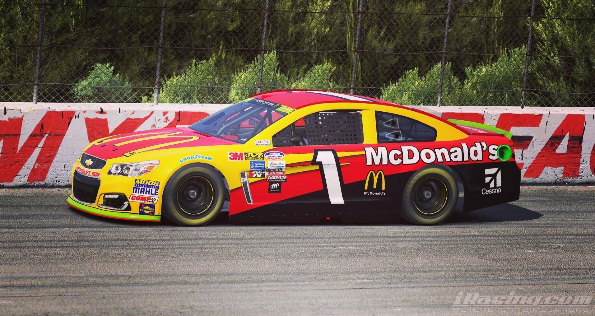 Jamie McMurray 2018 Fantasy Scheme *no Playoff decals* by Andrew ...
