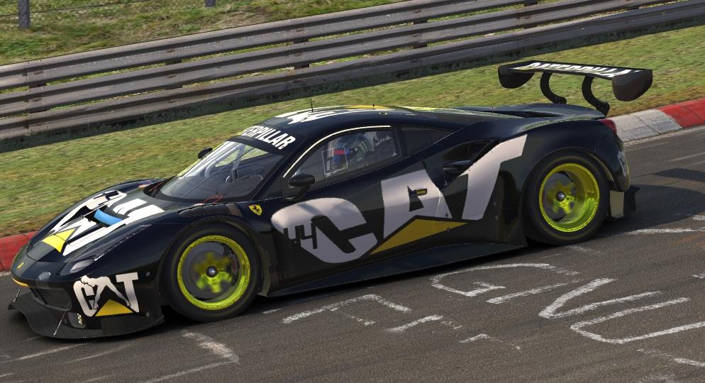 CaT Ferrari 488 GTE2 by Kevin A. - Trading Paints