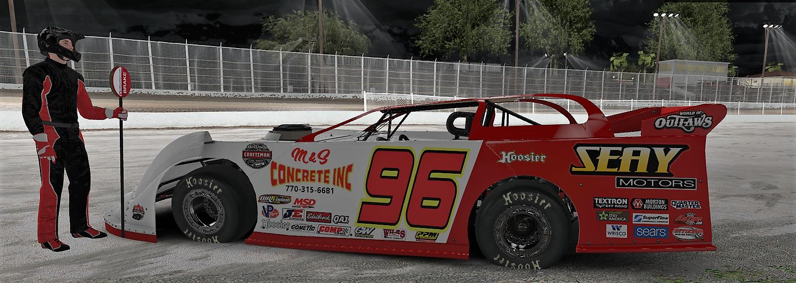 TANNER ENGLISH 2017 THROWBACK TRIBUTE CAR by Byron Morris - Trading Paints